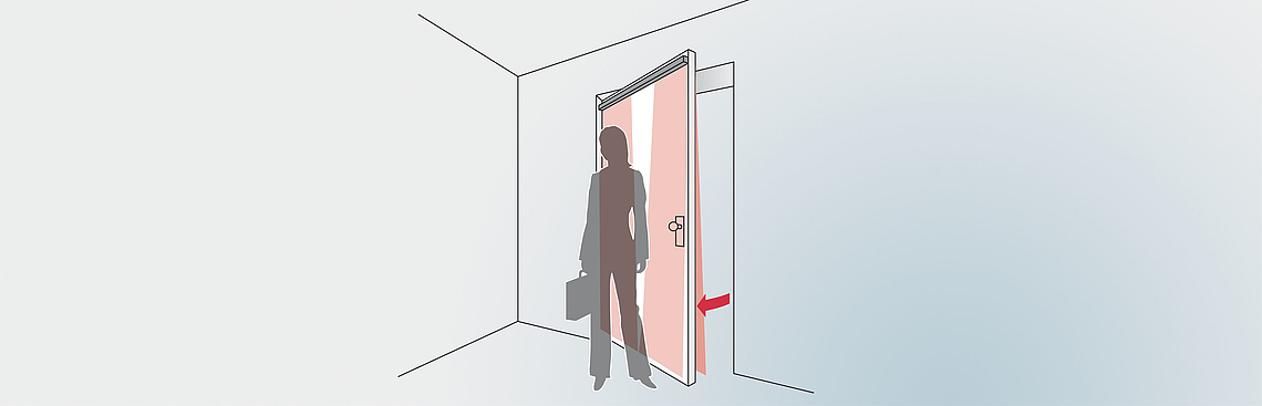 UniScan 用于摆动和旋转门的主动红外存在探测器